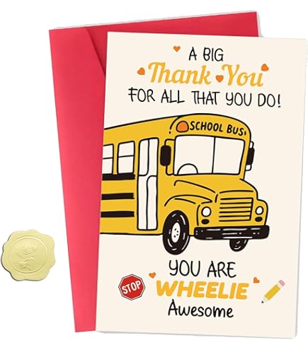 Bus Driver Retirement Card