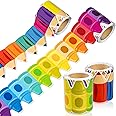 Amazon.com: 52ft Bulletin Board Border Decorations - 2 Rolls Rainbow ...