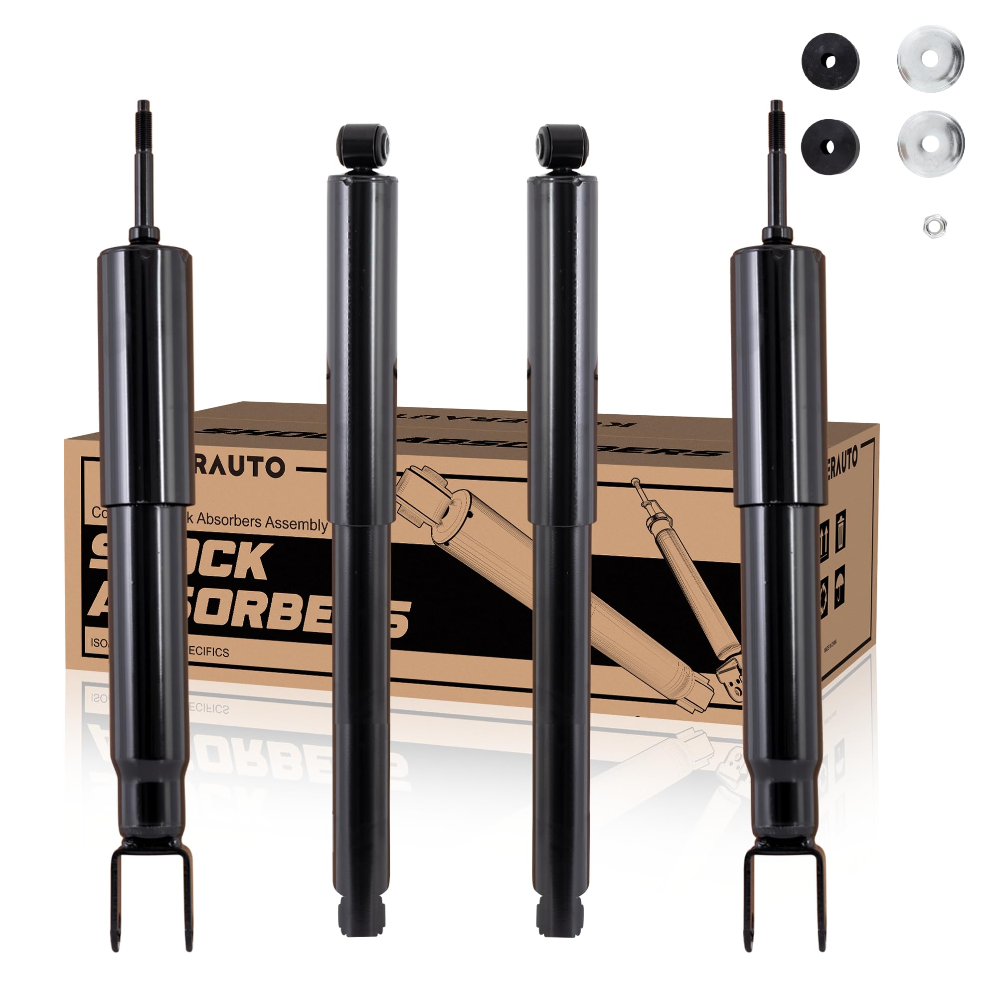 Mua KUIPERAUTO Front and Rear Shock Absorbers Complete Struts Assembly ...