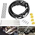 Amazon.com: FE37190 Complete Rear AC Line Set Flexible A/C Barrier Hose ...