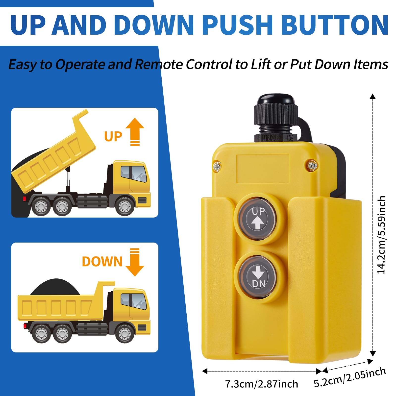 Mua USLICCX 12V DC Dump-Trailer Remote-Control-Switch - for Double ...