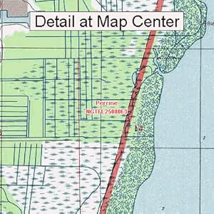 Amazon.com : USGS Topographic Quadrangle Map - Perrine, Florida (Folded ...