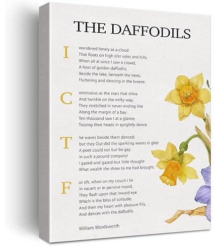 William Wordsworth Daffodils Words