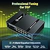 Car Audio Digital Signal Processor - DSP Car Equalizer Built-in Amplifier with 4-Channel Input ...