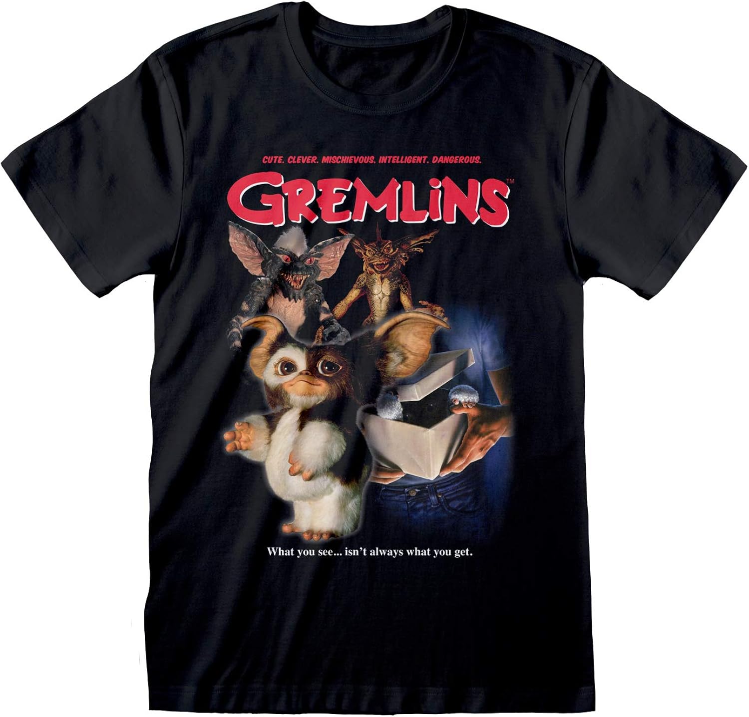 Amazon.com: Gremlins Homeage Style Official Tee T-Shirt Mens Unisex ...