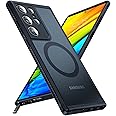 Amazon.com: TOCOL 3 in 1 for Samsung Galaxy S23 Ultra Case Magnetic, [Full Camera Protection ...