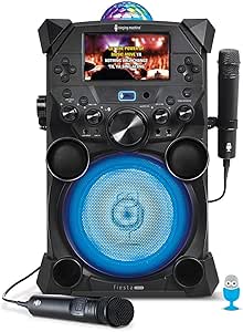 Amazon.com: Singing Machine Fiesta Voice with LCD Monitor, Rechargeable ...