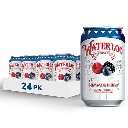 Waterloo Sparkling Water - Summer Berry - 12 fl oz - 24-Pack ...