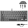 Amazon.com: Macally Wired Keyboard for Mac with USB Hub (2X USBC / 1x ...