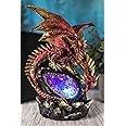 Amazon.com: Ebros Gift Fantasy Red Stalactite Meteor Volcano Hydra ...