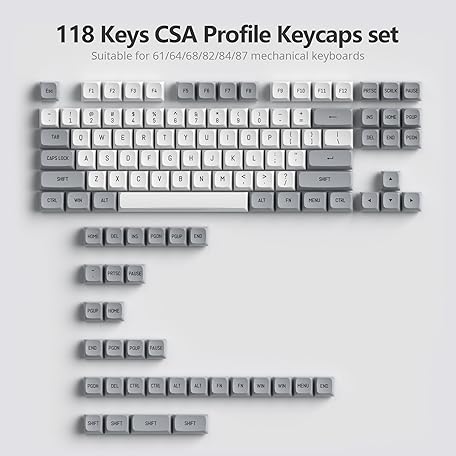 Mua surmen CSA Profile 118 Keys Double-Shot PBT Keycap Custome Keycaps ...