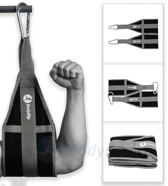 BodyRip Abdominal Slings - With Heavy-Duty Steel Hook, Comfortable ...