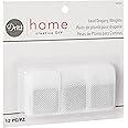 Amazon.com: Dritz Home Covered Lead Drapery Weights, 12-Piece, White ...