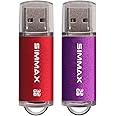 Amazon.com: SIMMAX Flash Drive 2 Pack 32GB USB 2.0 Flash Drives Thumb ...
