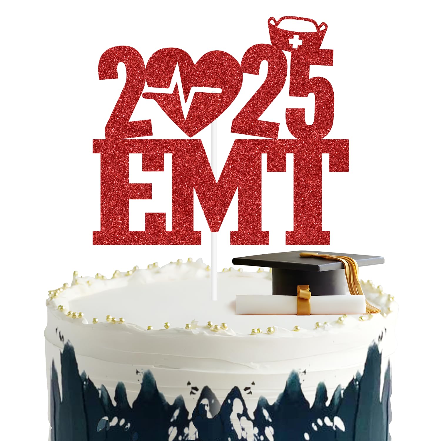 Congrats EMT Cake Topper, 2025 Nurse Grad, Congrats Nurse, Class of ...