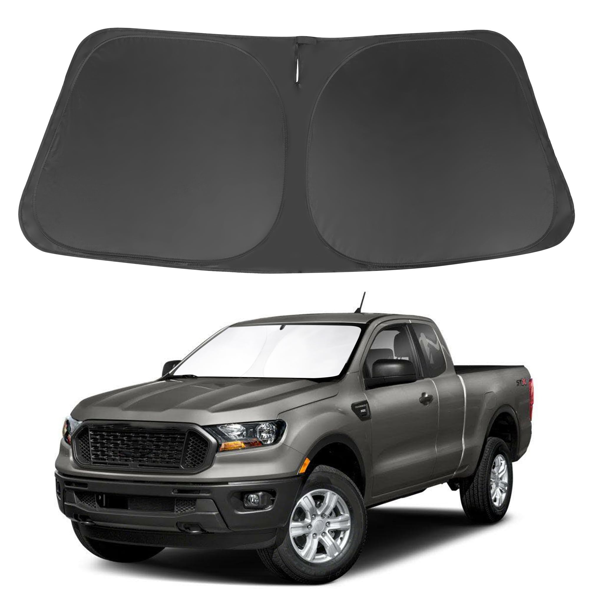 Windshield Sun Shade Compatible with 2019-2024 2025 Ford Ranger ...