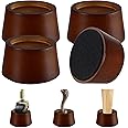 KOIKEY Furniture Raisers Bed Risers - 2 Inch Wooden Circle Heavy Duty ...