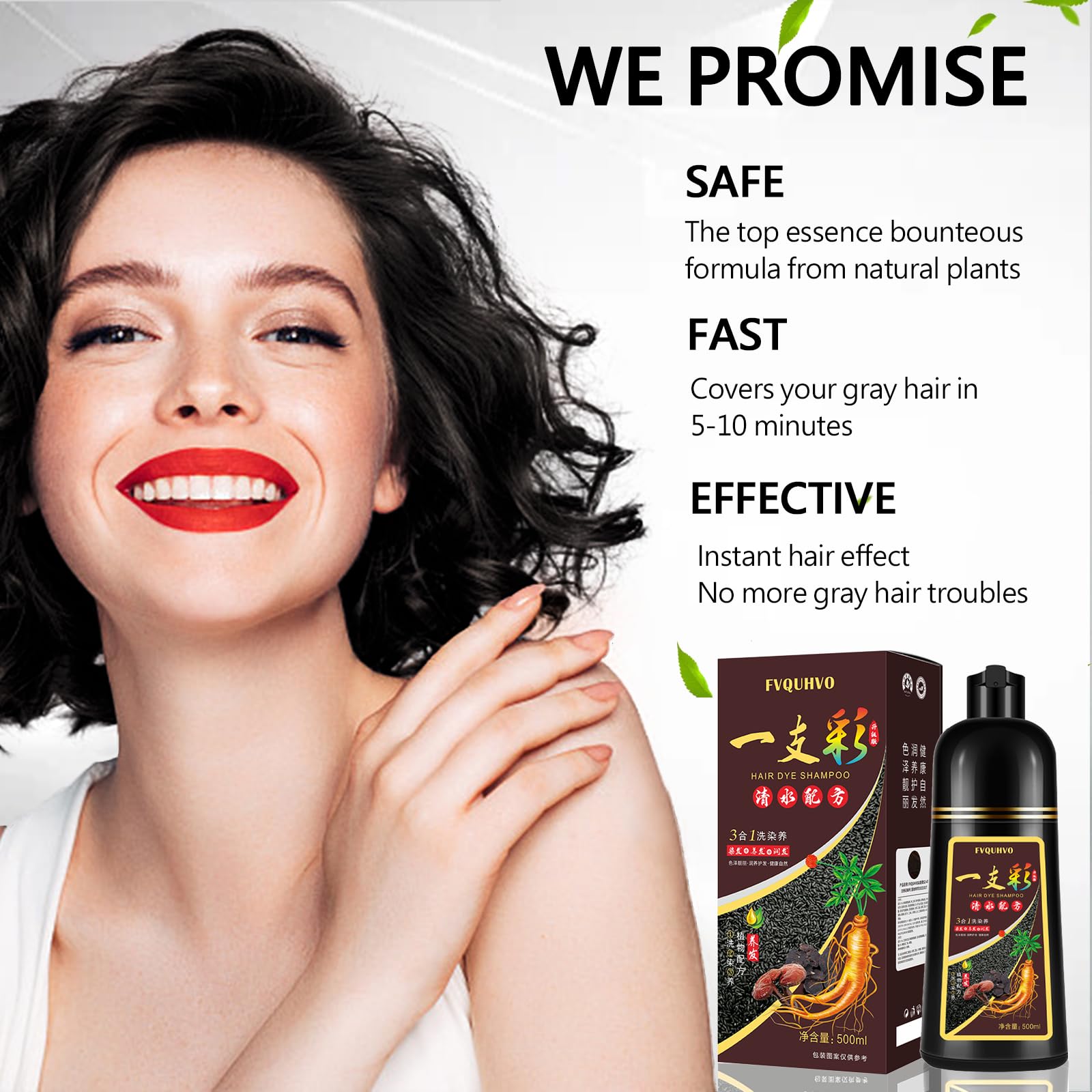 Mua Instant 500ml Chestnut Brown Hair Color Shampoo For Men And Women 7246