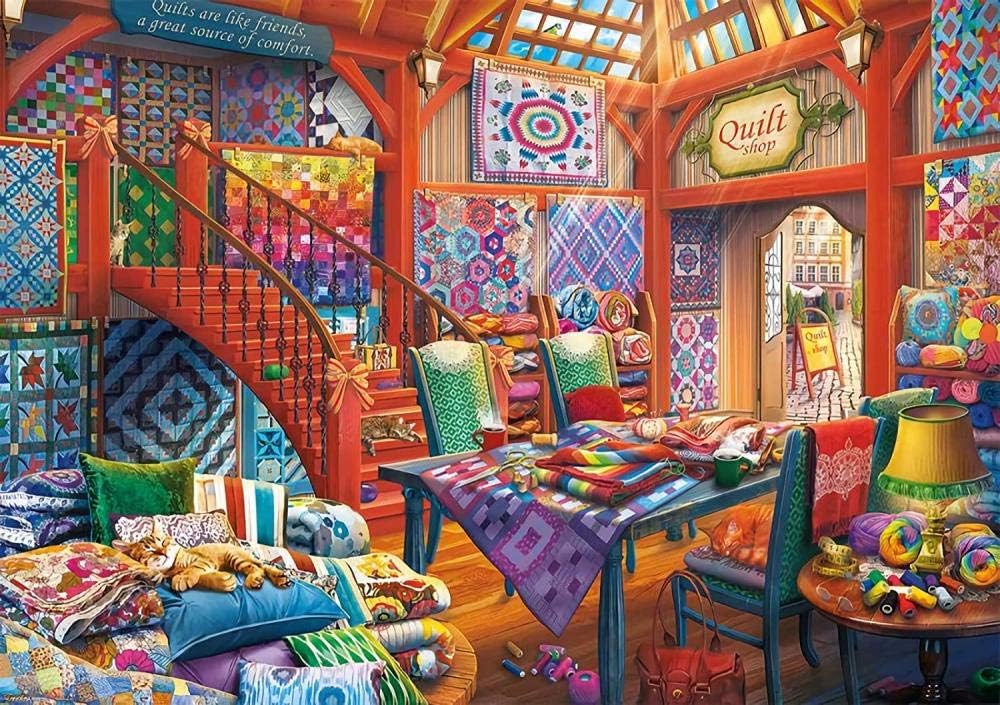 Puzzle Salon coloré - Puzzle pour adultes, enfants, adolescents, défiez ...