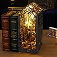 Amazon.com: 3D Wooden Puzzle Bookends, 2025 New DIY Book Nook Kit ...
