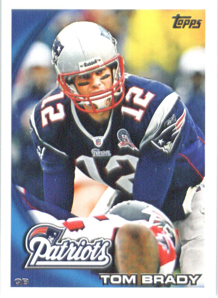 Amazon.com: 2010 Topps NFL Football Card #30 Tom Brady: Collectibles ...