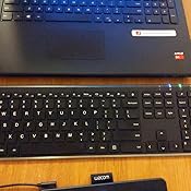 Amazon.com: Arteck 2.4G Wireless Keyboard Stainless Steel Ultra Slim ...