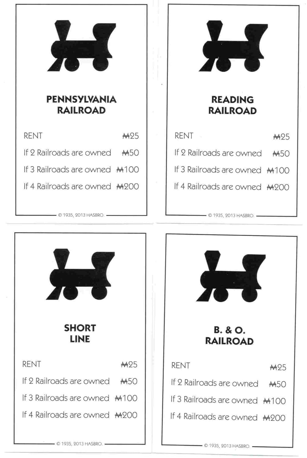 Monopoly Train Cards monopoly-train-cards
