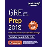 GRE Prep 2020: Practice Tests + Proven Strategies + Online (Kaplan Test ...