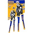 Irwin Tools 1802533 Two Piece GrooveLock 8-Inch V-Jaw and 10-Inch ...