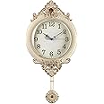 Amazon.com: SMZ European-Style Swing Clock Home Mute Wall Clock Living ...