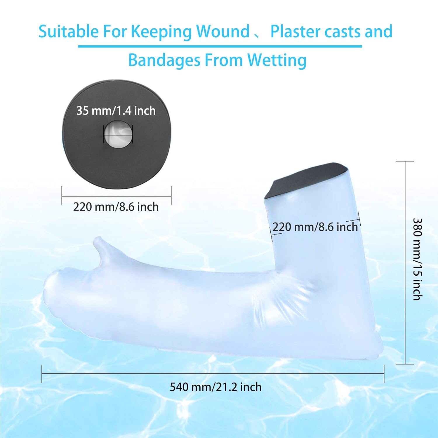 Cast Covers for Shower Arm Kids Swimming, Full Arm Waterproof Cast ...