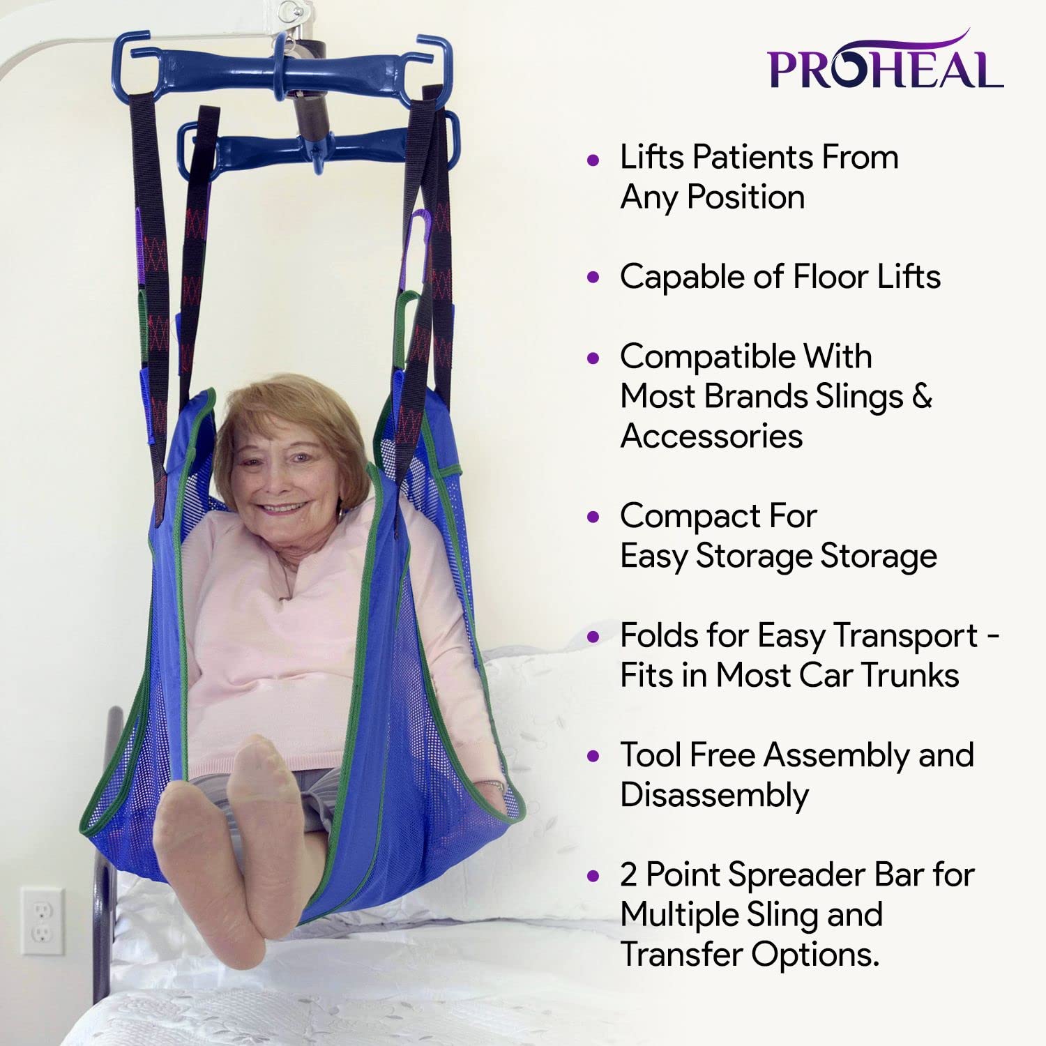 Mua ProHeal Portable Patient Lift - Compact Folding Full Body Patient ...