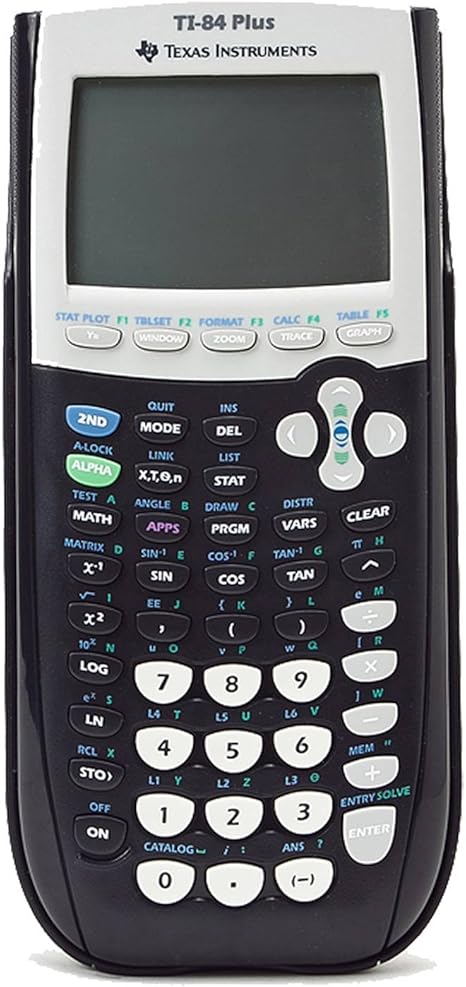 Texas Instruments Ti 84 Plus Graphing Calculator Black Office 