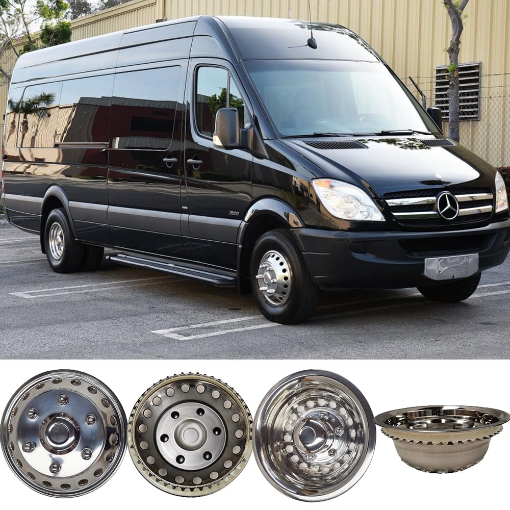Mua 16" Polished Stainless Steel Dually Wheel Simulator,4pcs Snap on ...