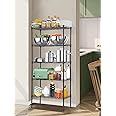 Amazon.com: BIQWBIC 5 Tier Metal Shelf, Wire Shelving Unit with Adjustable Shelves, Storage Rack ...