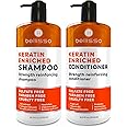 Amazon.com : Keratin Shampoo and Conditioner Set - Sulfate and Paraben ...