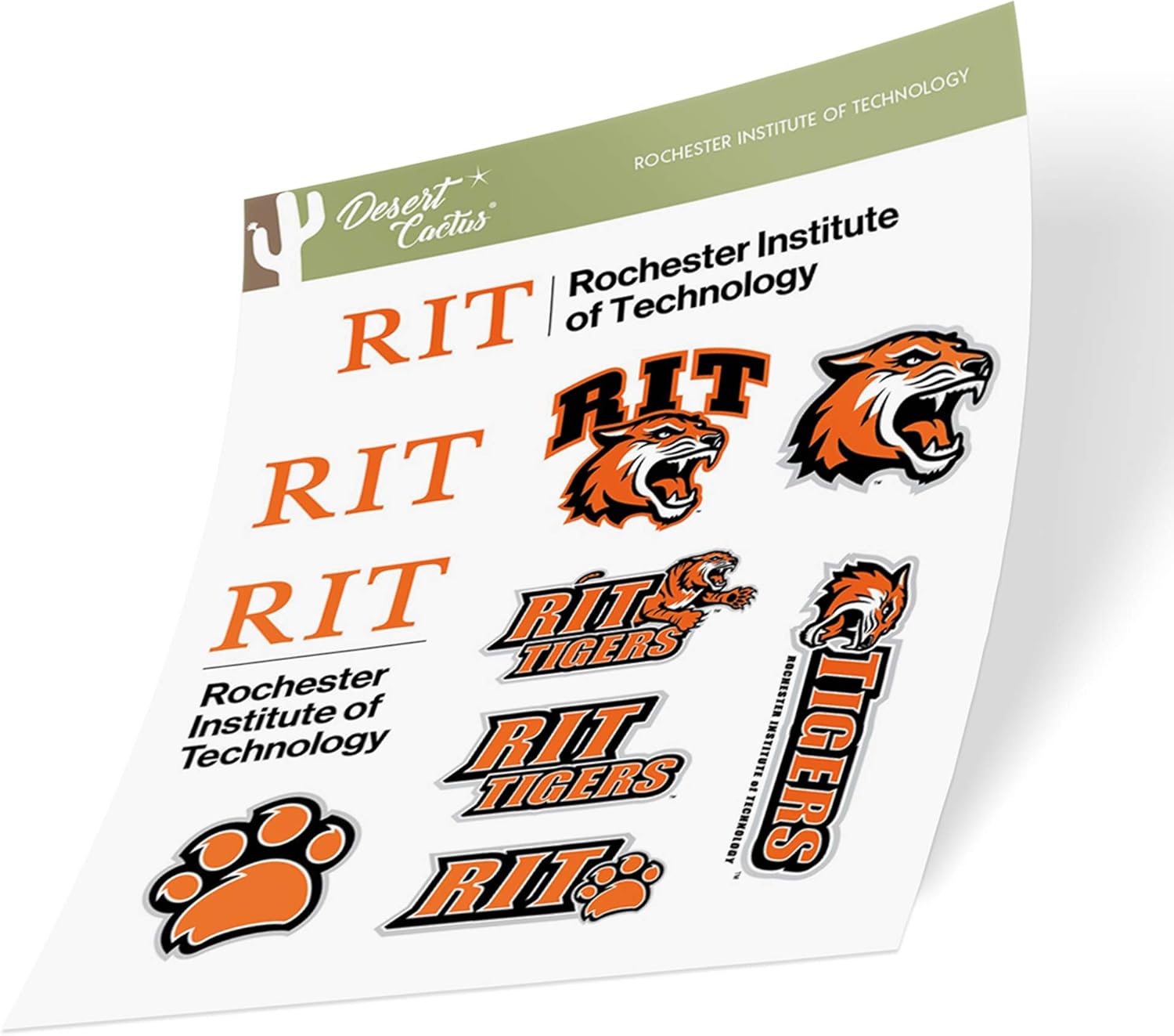 Amazon.com: Rochester Institute of Technology RIT Tigers NCAA Sticker ...