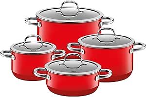 Amazon.com: Silit 4-Parts Passion Cookware Set, Red : Home & Kitchen