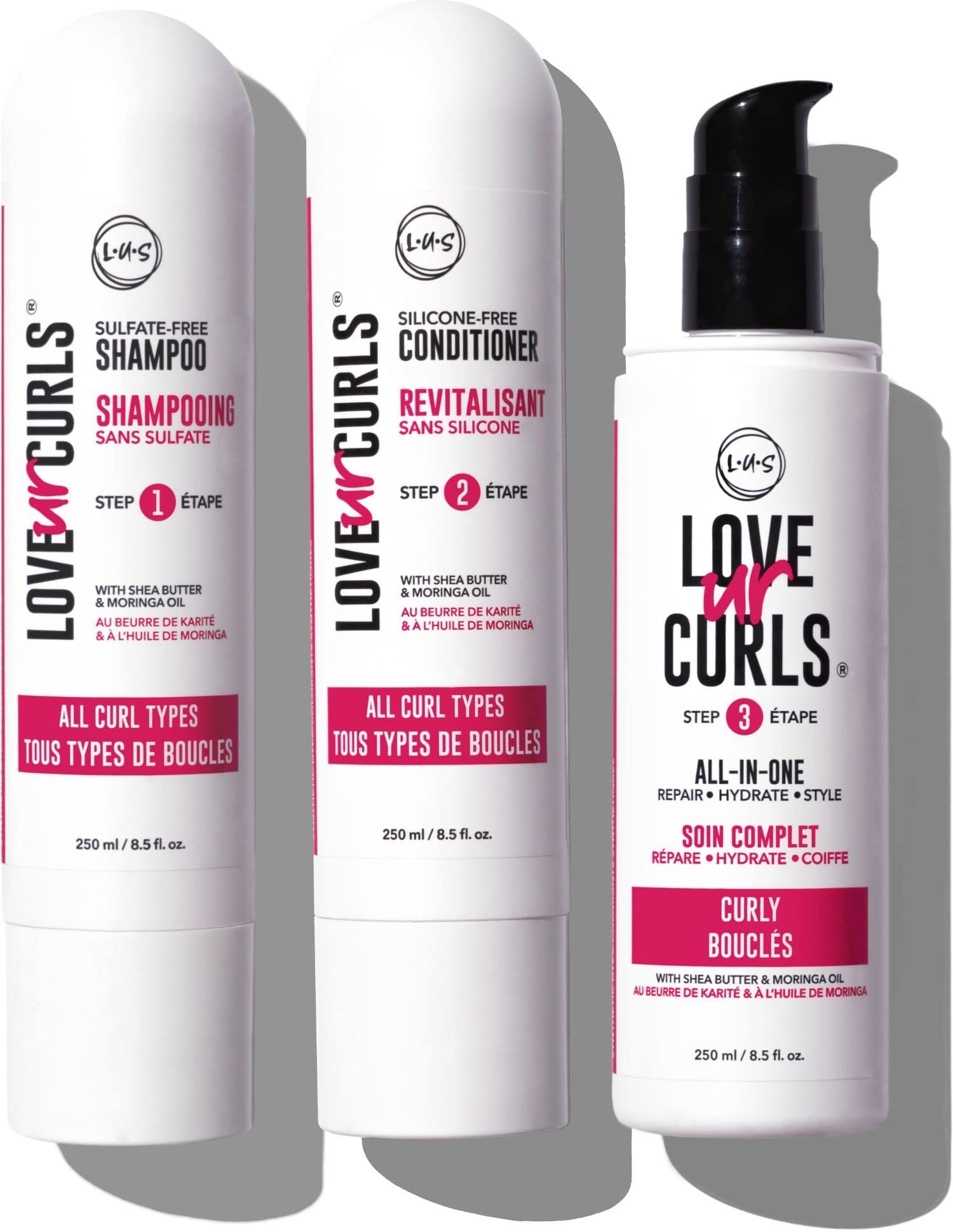 Mua LUS (Love Ur Self) 3-Step System Shampoo and Conditioner Set with ...
