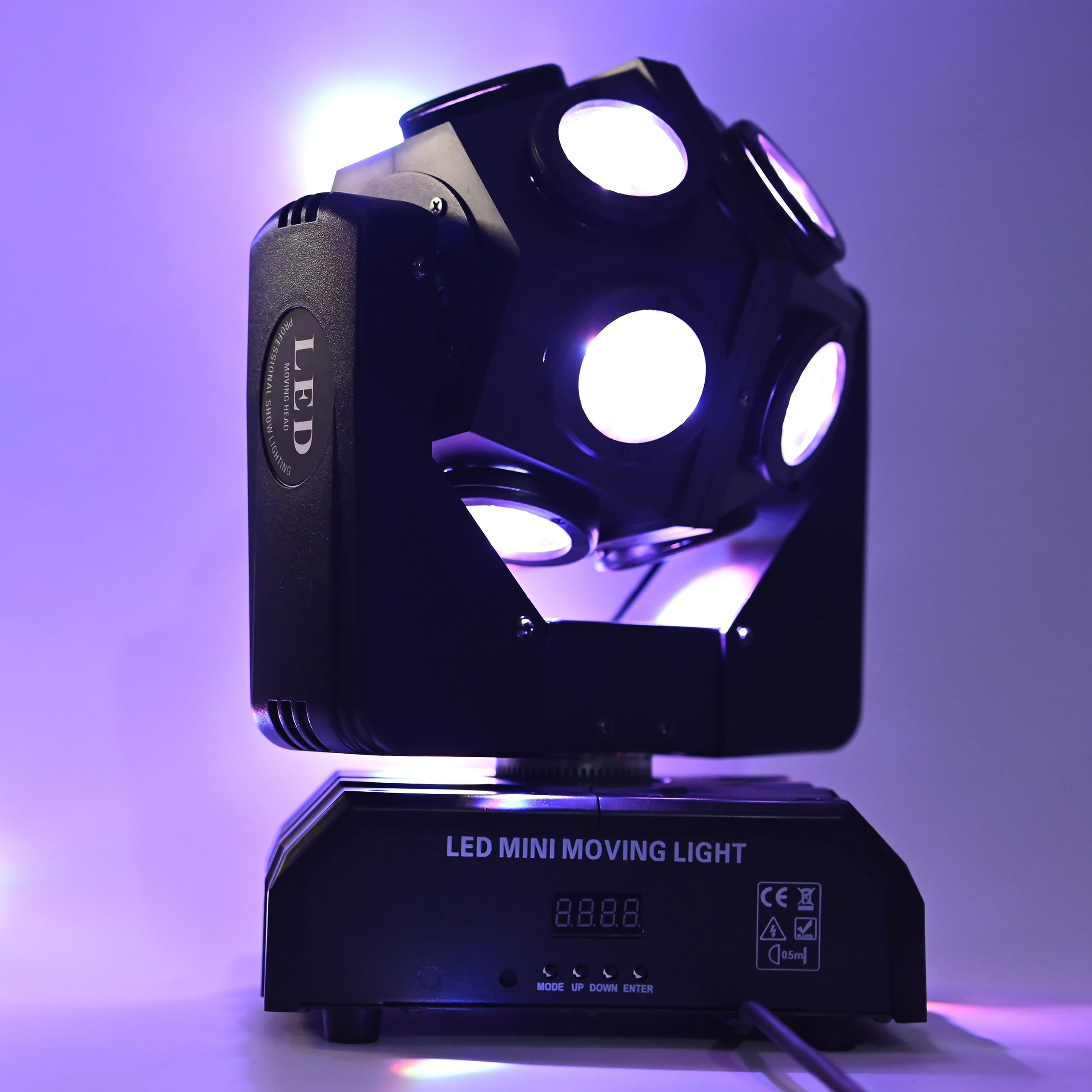 Moving Head DJ Light Party RGBW LED Beam Lights DMX 512 Strobe Light ...