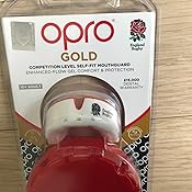 OPRO Gold Level Custom Fit Mouthguard: Amazon.co.uk: Sports & Outdoors