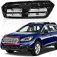 Amazon.com: UnayKolb Front All Glossy Black Bumper Grill For 2015 2016 ...