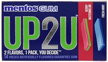 Mentos Gum Up2u Nutrition Facts | Besto Blog