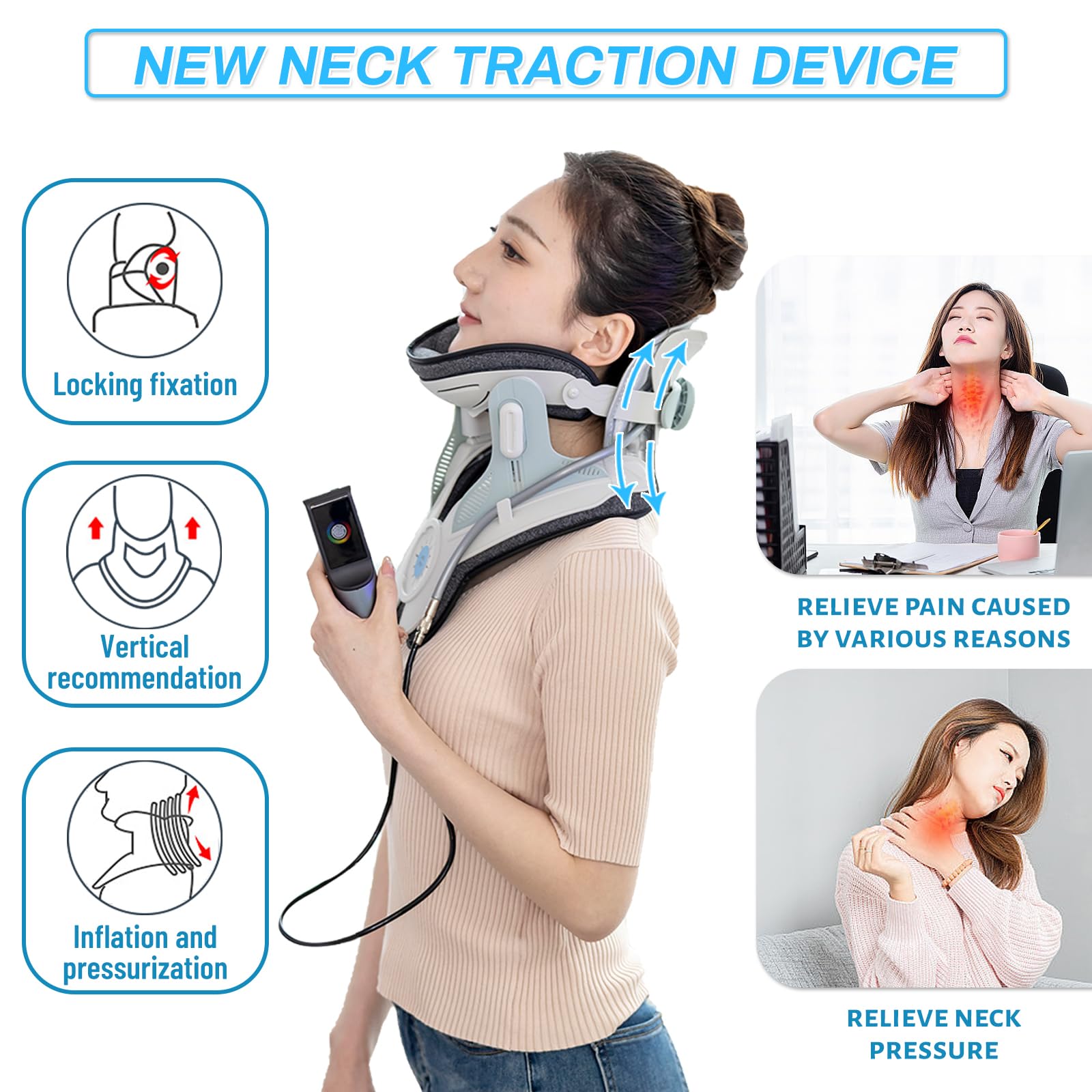 Mua Orthopaedic Neck Stretcher, Electric Air Pump, Neck Cervical ...
