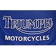 Amazon.com : Triumph Moto Flag 3' X 5' Motorcycle Indoor Outdoor Banner ...