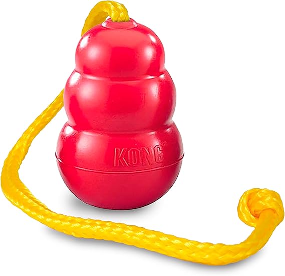 KONG Classic with Rope Dog Toy, Large: Amazon.co.uk: Pet Supplies