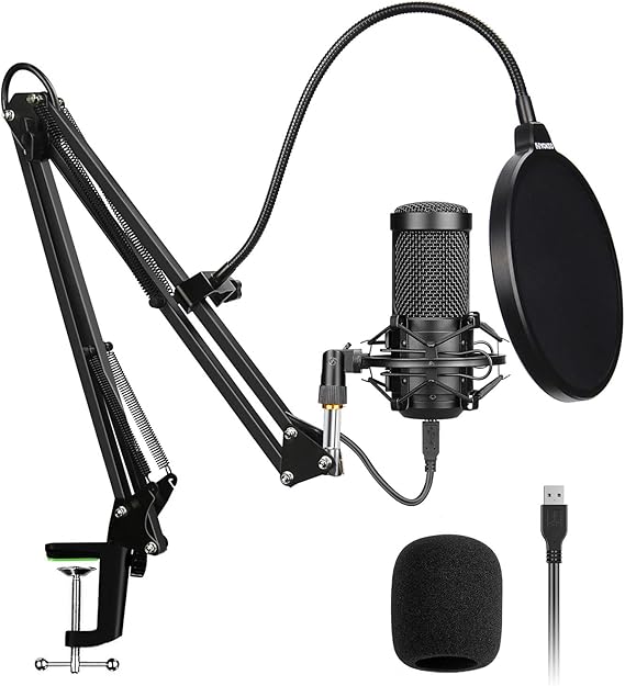 Aokeo AK-60 Professional USB Streaming Podcast PC Microphone with AK-35 ...