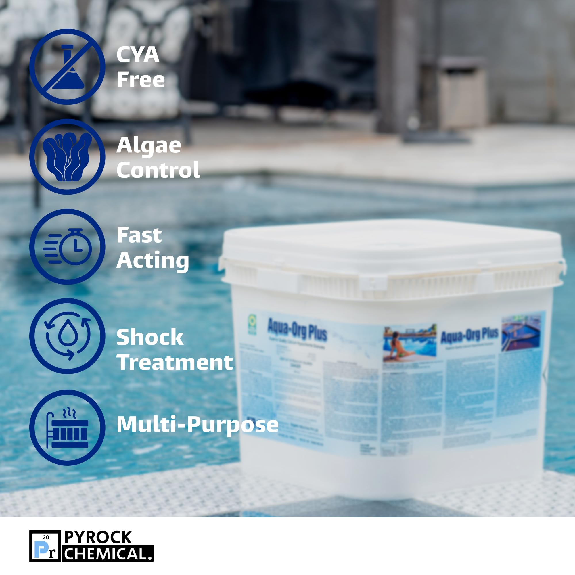 Mua Pool Shock by Aqua Org Plus - 65% Granular Cal Hypo - Pool Shock ...