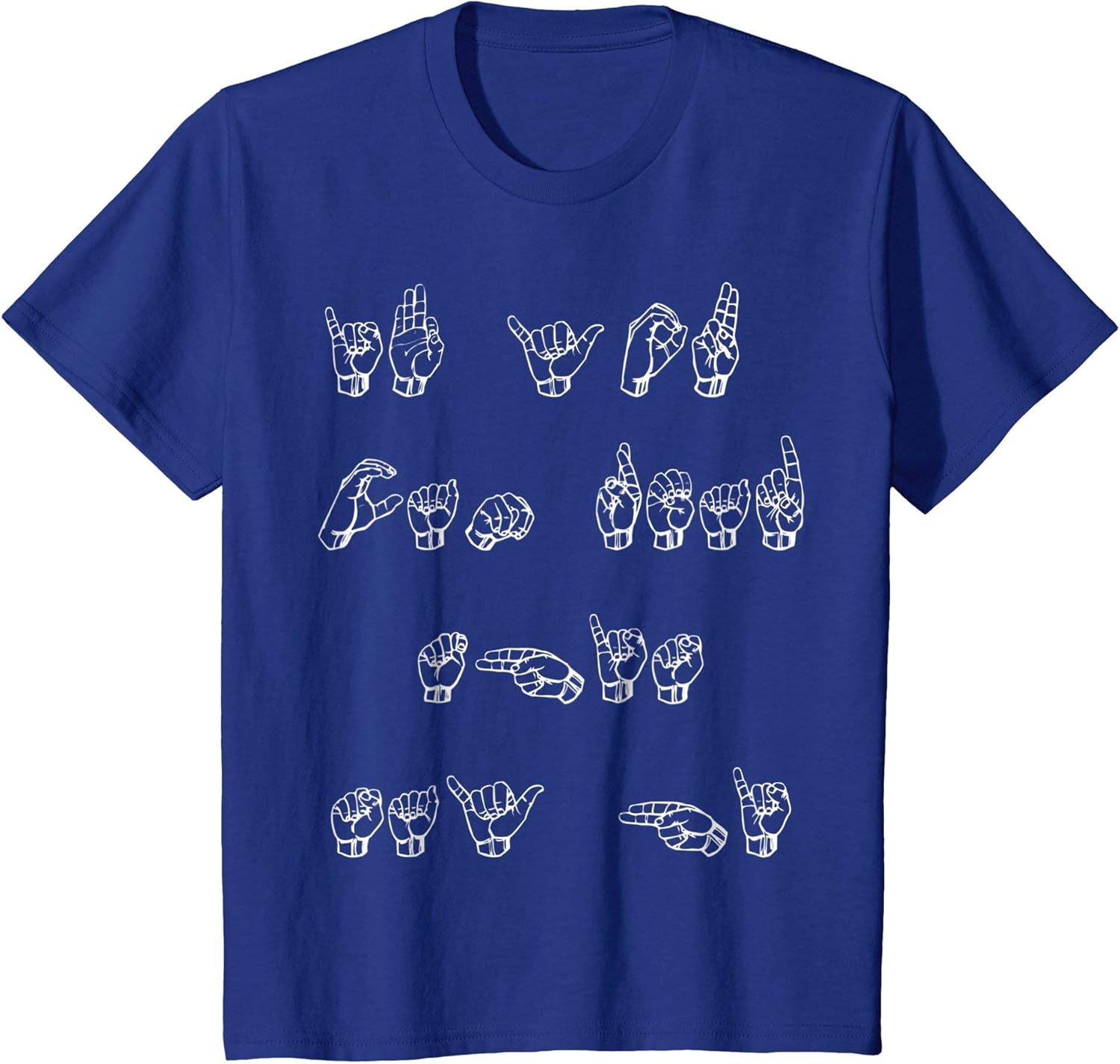 Amazon.com: ASL (American Sign Language) Tshirt: Clothing