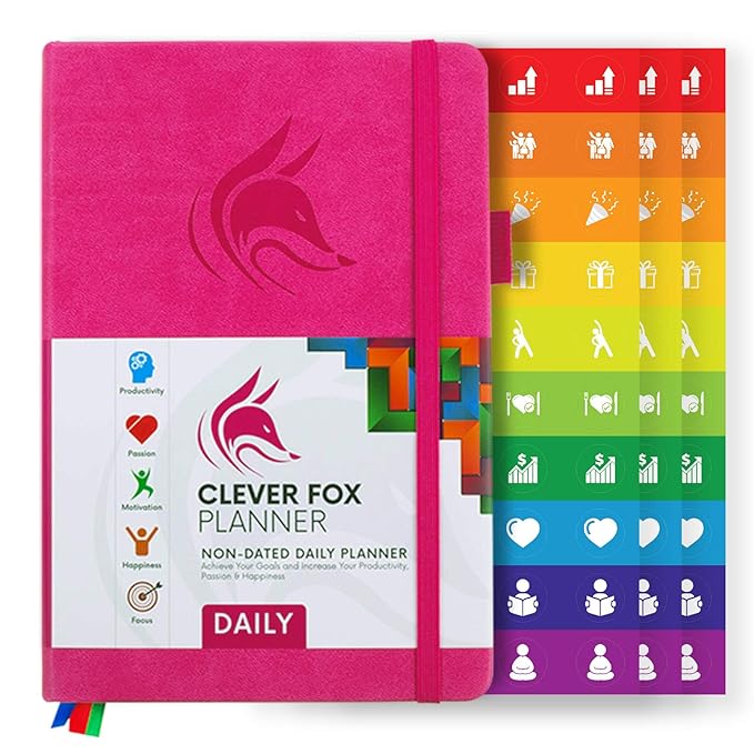 Clever Fox Planner Daily - Best Agenda & Daily Calendar to Boost ...